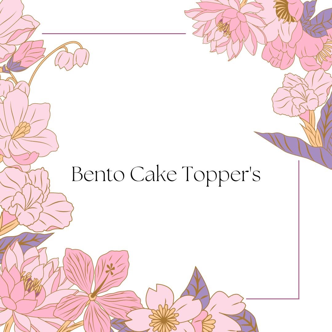 Bento Cake Toppers – spearofthemoment